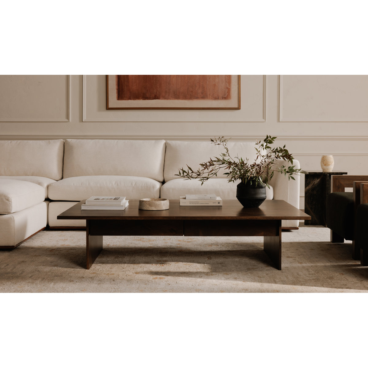 Moe's Home Collection EVERETT COFFEE TABLE DARK BROWN & Reviews | Perigold